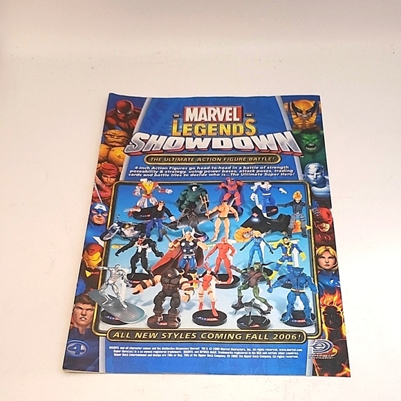 Marvel | Other | Vintage Print Ad Marvel Legends Showdown Original ...